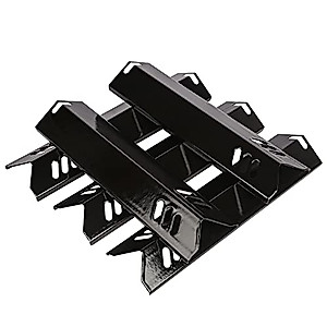 Hisencn 15 Inch Heat Shields Replacement for Dyna-glo DGF510SBP, DGF510SSP, Heat Plates for Backyard BY13-101-001-13, BY14-101-001-02, BY15-101-001-02, Porcelain Steel Heat Plate, 5-Pack