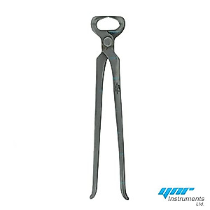 Solid Stainless Steel Farrier Hoof Cutter Nipper Horse Hoof Pliers Trimmers Veterinary Instruments Tools (15 Inches)