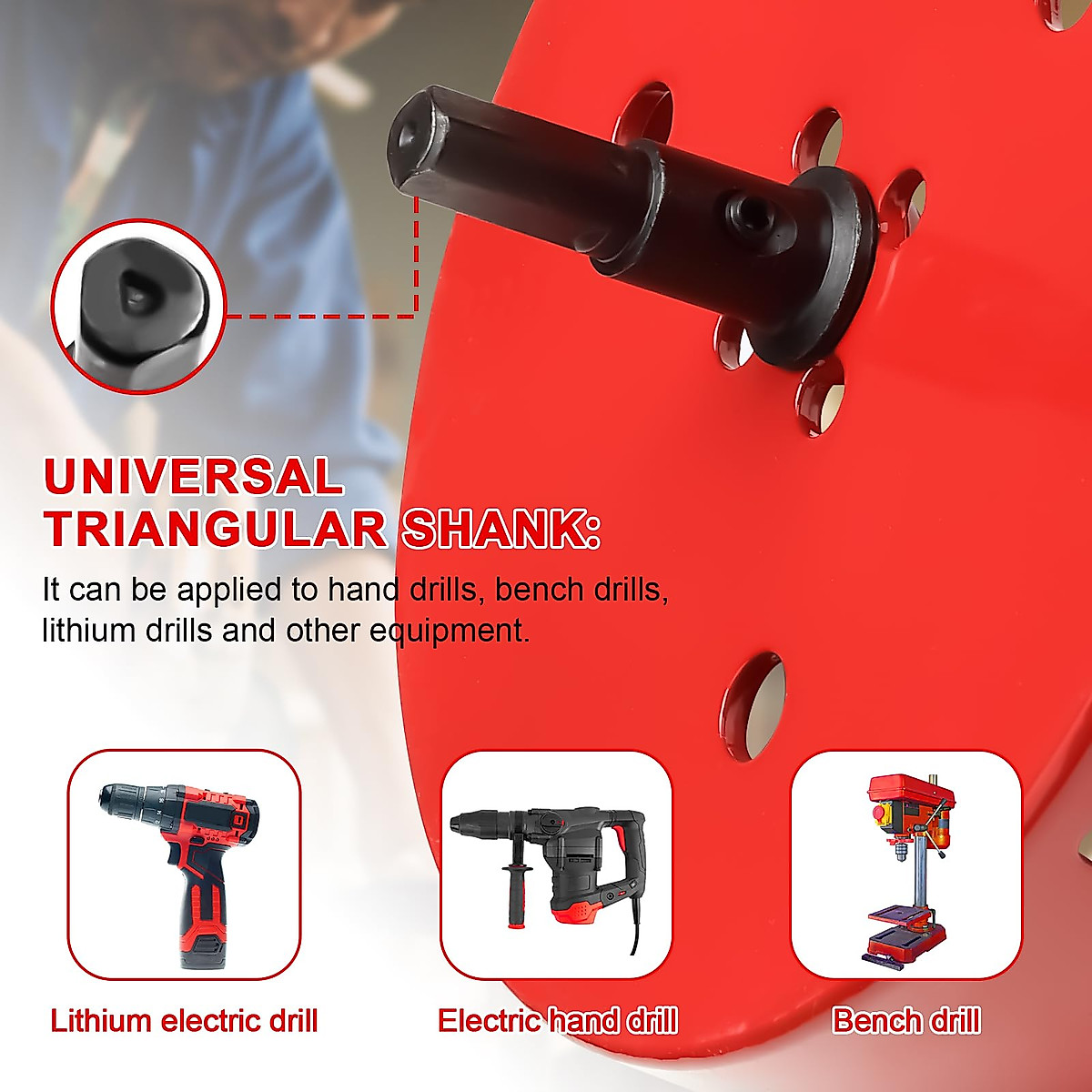 Hole Saw 3 3/4” (95mm) for Wood and Plastic, HSS Bi-Metal Hole Cutter Core Drill Bit for Drywall, PVC Boards, Fiberglass and Vent Pipes