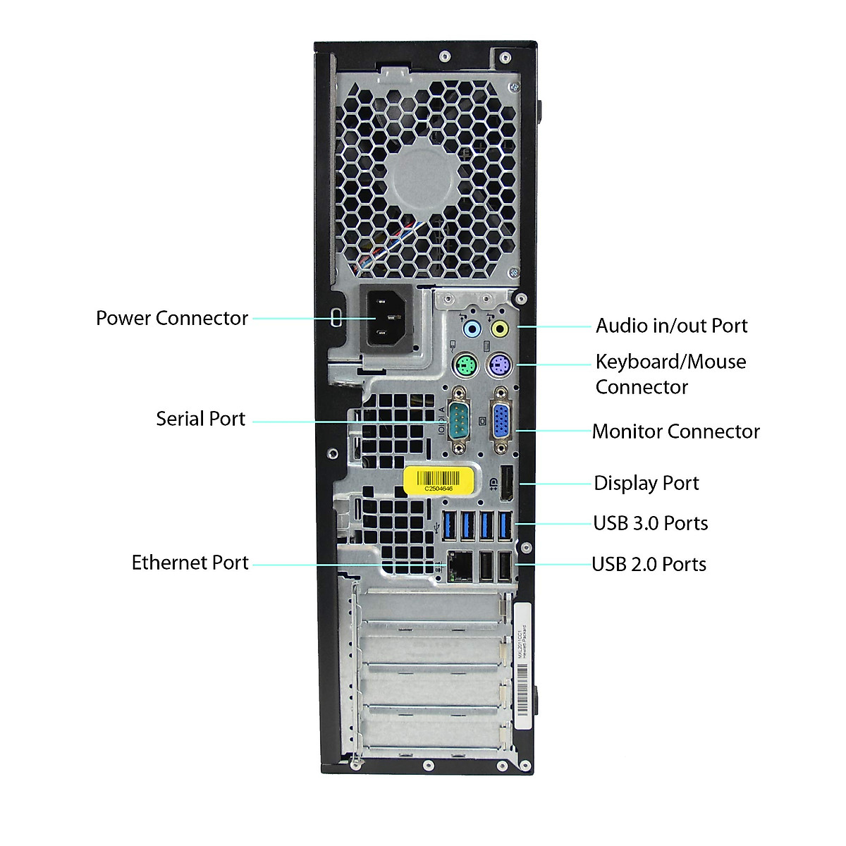 HP Compaq Elite 8300-SFF, Core i7-3770 3.4GHz, 16GB RAM, 240GB Solid State Drive, DVDRW, Windows 10 Pro 64bit, (Renewed)