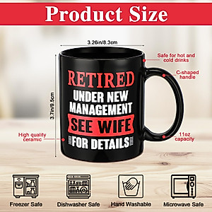 Sieral Retirement Gift Set for Men Funny Guys Retired Gifts Include Mug Baseball Cap Socks Keychain with Gift Box