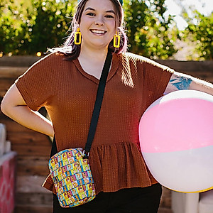 Buckle Down Scooby Doo Bag, CrossBody, with Character Face, Vegan Leather