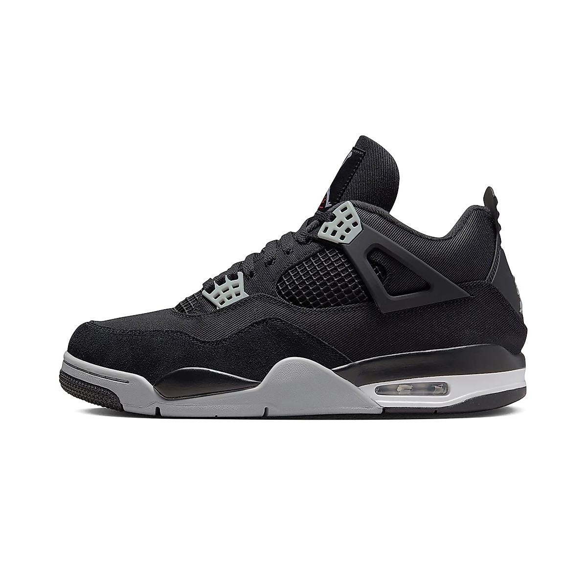 Jordan Mens Air 4 DH7138 006 Black Canvas - Size 7.5
