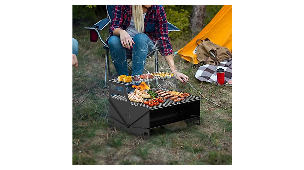 only fire Portable BBQ Grill for Outdoor Adventures