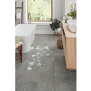 Islander Flooring 6mm Milan Marble HDPC® Waterproof Luxury Vinyl Tile Flooring 12 in. Wide x 24 in. Long - 9 Planks / 18 SQ FT