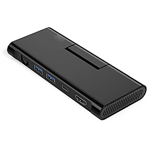 SHYPT USB-C HUB Type C HUB to USB 3.0 Type C HDMI-Compatible RJ45 RJ45 4K Video USB 3.1 HUB with Stand
