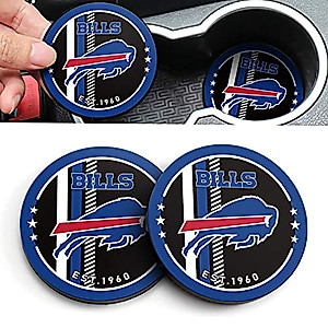 Aooble Car Cup Holders Coasters, 2pcs 2.75 Inch Auto Car Cup Holder Insert Coasters Silicone Car Cup Mat, Universal Vehicle Interior Car Accessories