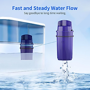 Replacement for Pur®, Pur® Plus Water Filter Pitcher and Dispenser Filtration Systems, NSF Certified, Compatible with CRF950Z PPF951K, CR-1100C, PPT700W, CR-6000C, PPT711W, PPT711, PPT710W, Pack of 4