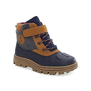 Carter's Kids Freddie Boot, Brown, 12 US Unisex Toddler