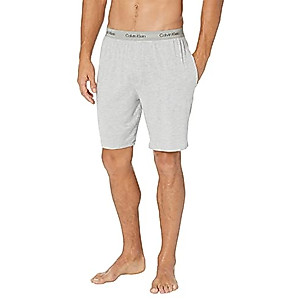 Calvin Klein Men's Ultra Soft Modern Modal Lounge Sleep Short, Grey Heather, M