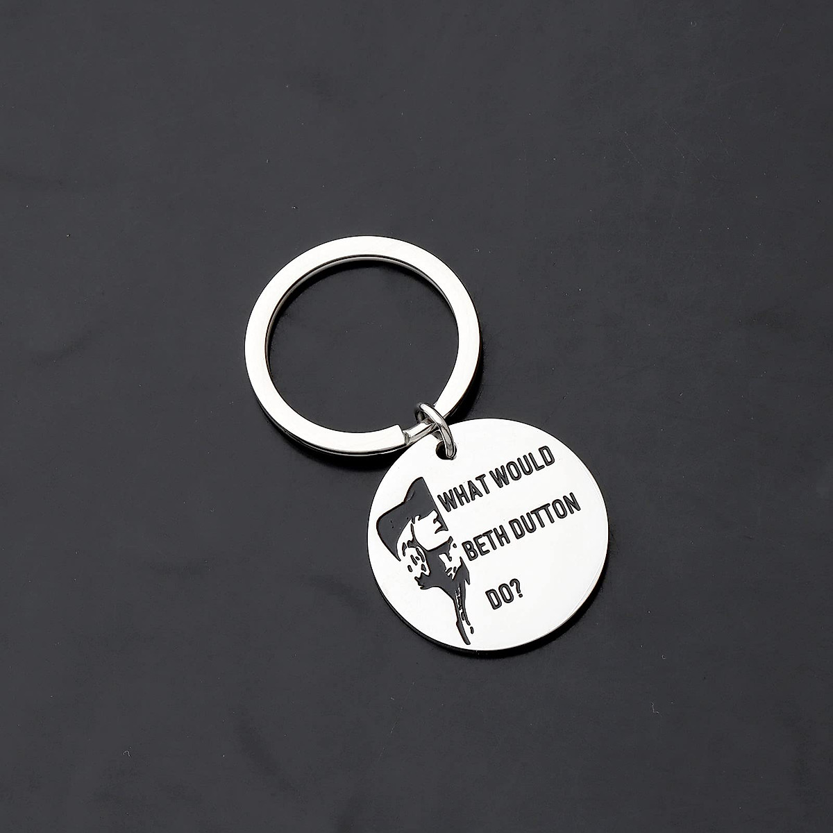TV Show Inspired keychain WWBDO Gift TV Show Fans Gift TV Series Lover Gift (W W BETH DUTTON DO)