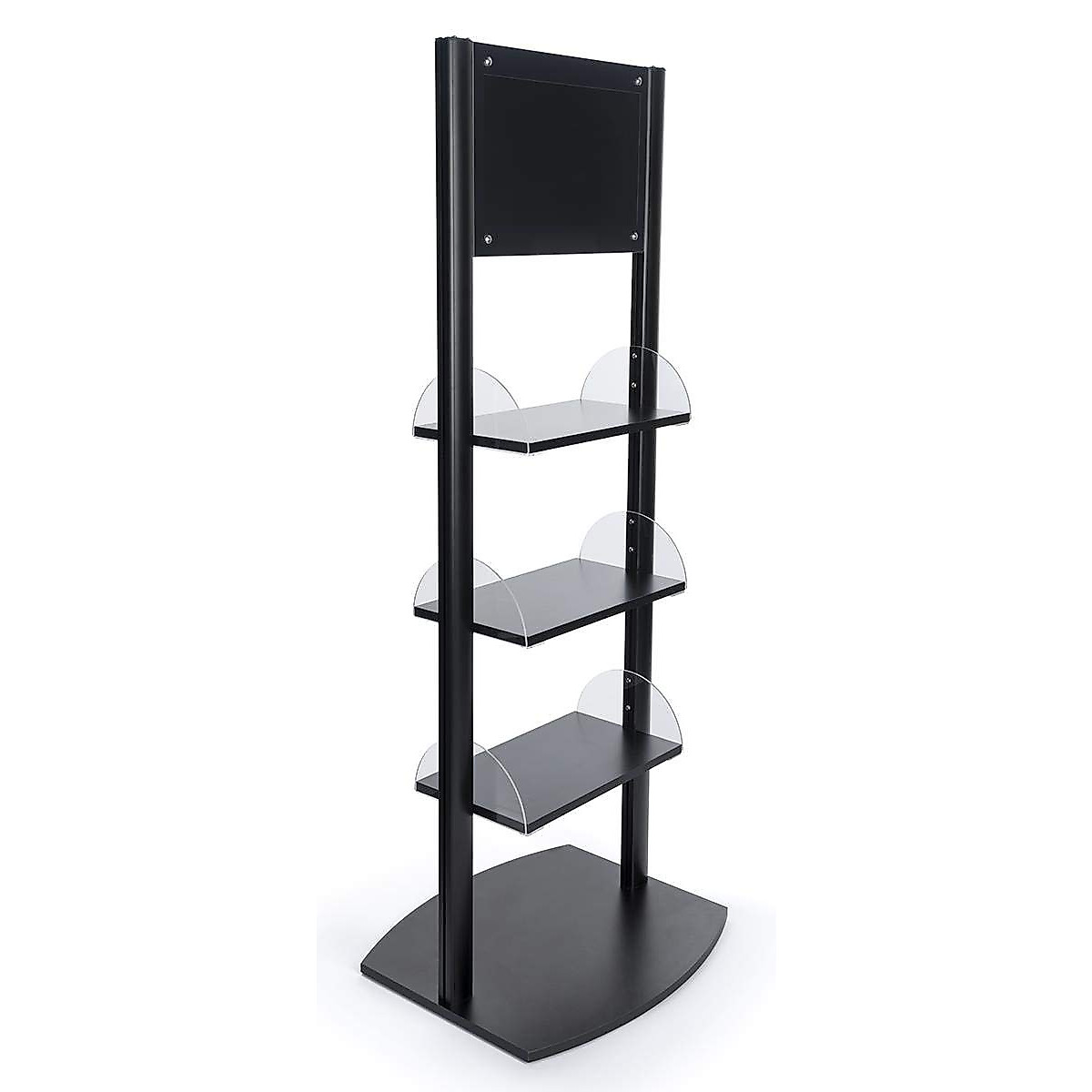 Displays2go Digital Sign Shelving Racks, Plug n-Play, 21.5" Screen, Built-in-Speakers â€“ (DRS21BK)