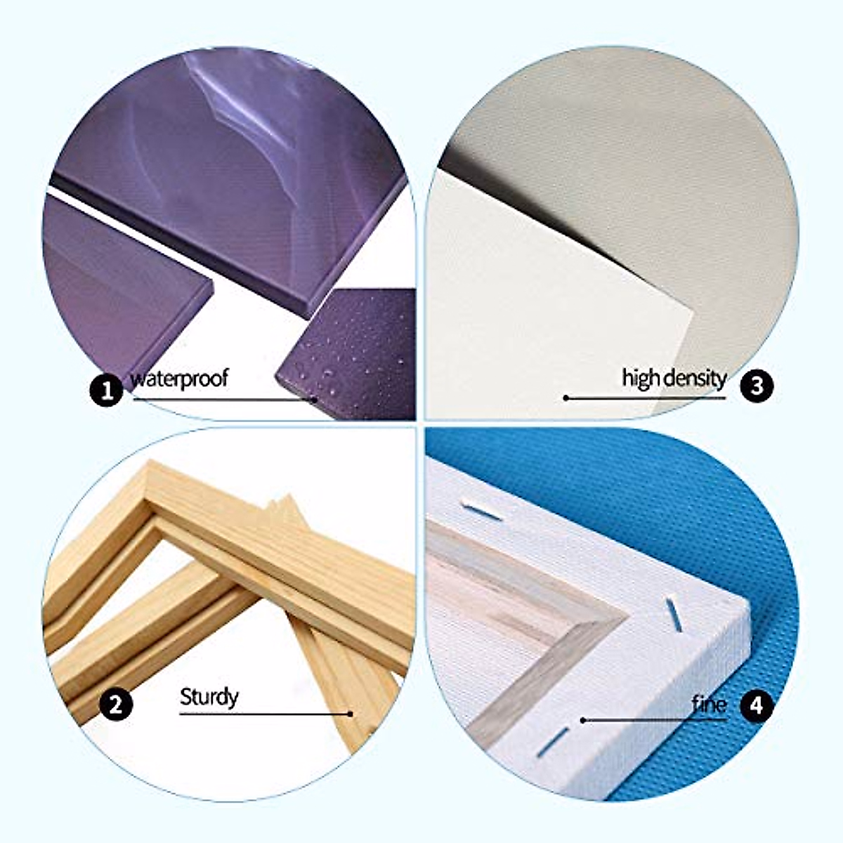 WRHIDBLSWRW Framed Canvas Wall Art Print On Canvas Moraine Lake in Banff National Park Canada Pictures Posters Artwork for Living Room Bedroom Ready to Hang Wall Decor 20X40