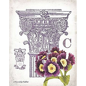 Column and Flower C Poster Print by Gwendolyn Babbitt (22 x 28)