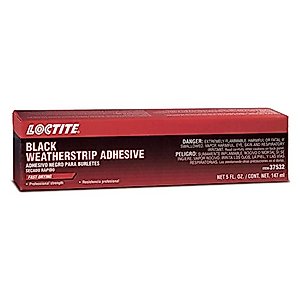 Loctite 495541 Black Weatherstrip Adhesive Tube, 5-fl. oz.