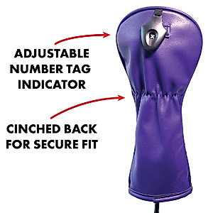 Team Golf NHL Colorado Avalanche Vintage Fairway Headcover (Color) - Printed Team Golf NHL Vintage Fairway Headcover (Printed), Fits All Fairway, Hybrid and Utility Clubs