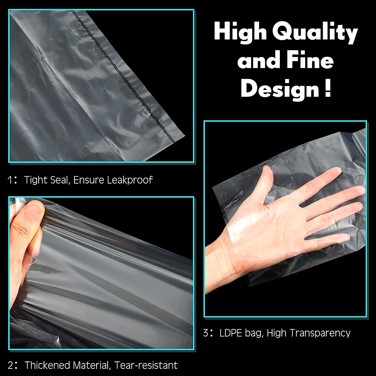 Industrial & Scientific›Packaging & Shipping Supplies›Poly & Plastic Packaging Bags