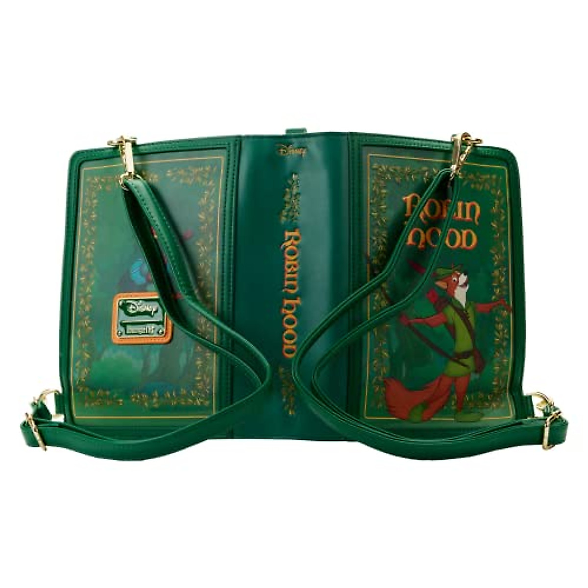 Loungefly Disney Robin Hood Book Convertible Crossbody