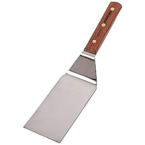 Dexter Russell S8696 Wood Handle 6 x 3" Offset Hamburger Turner