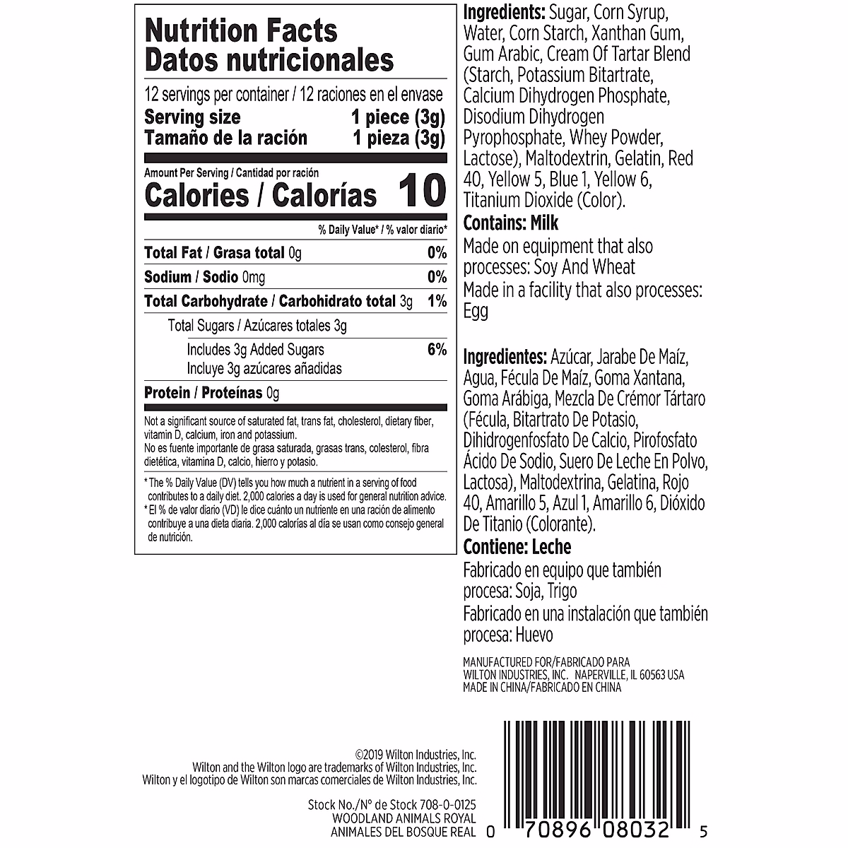 Food Items Icing Decorations, Camping Adventures-Woodland Animals