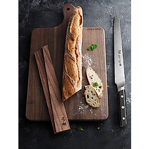 Cangshan 1021516 Solid Ash Wood Magnetic ANCHOR Knife Sheath Only for 10.25-Inch Bread Knife