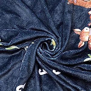 Popfavors Yuzioey Woodland Baby Monthly Milestone, Woodland Greenery Baby Growth Chart Monthly Blanket, Watch Me Grow Baby Forest Nursery Gift for New Moms Baby Shower, Includes Marker (Black, 50x40)