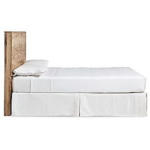 Signature Design by Ashley Hyanna Rustic Decorative Laminate Panel Headboard ONLY, Queen, Brown