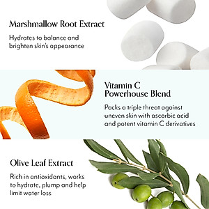 Bliss Mighty Marshmallow Bright & Radiant Whipped Mask - Brightening & Hydrating Face Mask - 1.7 Oz - Luminious Skin - Clean - Vegan & Cruelty-Free - All Skin Types