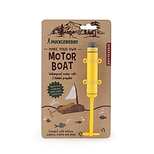 Kikkerland Make Your Own Motor Boat Huckleberry Motor