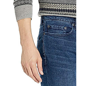 Amazon Essentials Men's Comfort Stretch Straight Slim-Fit Jean (Previously Goodthreads), Medium Indigo, 33W x 30L