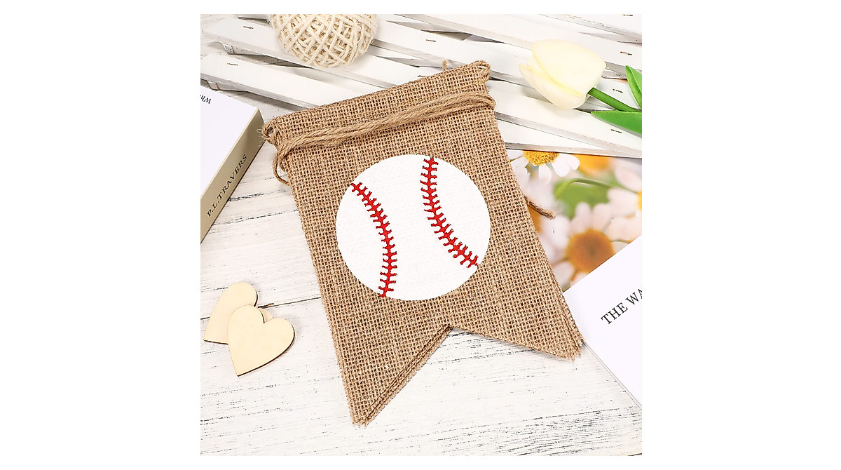 Vintage Baseball Party Banner for Sports Themed Celebrations