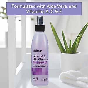 McKesson Perineal Skin Cleanser, Rinse-Free, Fresh Scent, 8 oz, 1 Count