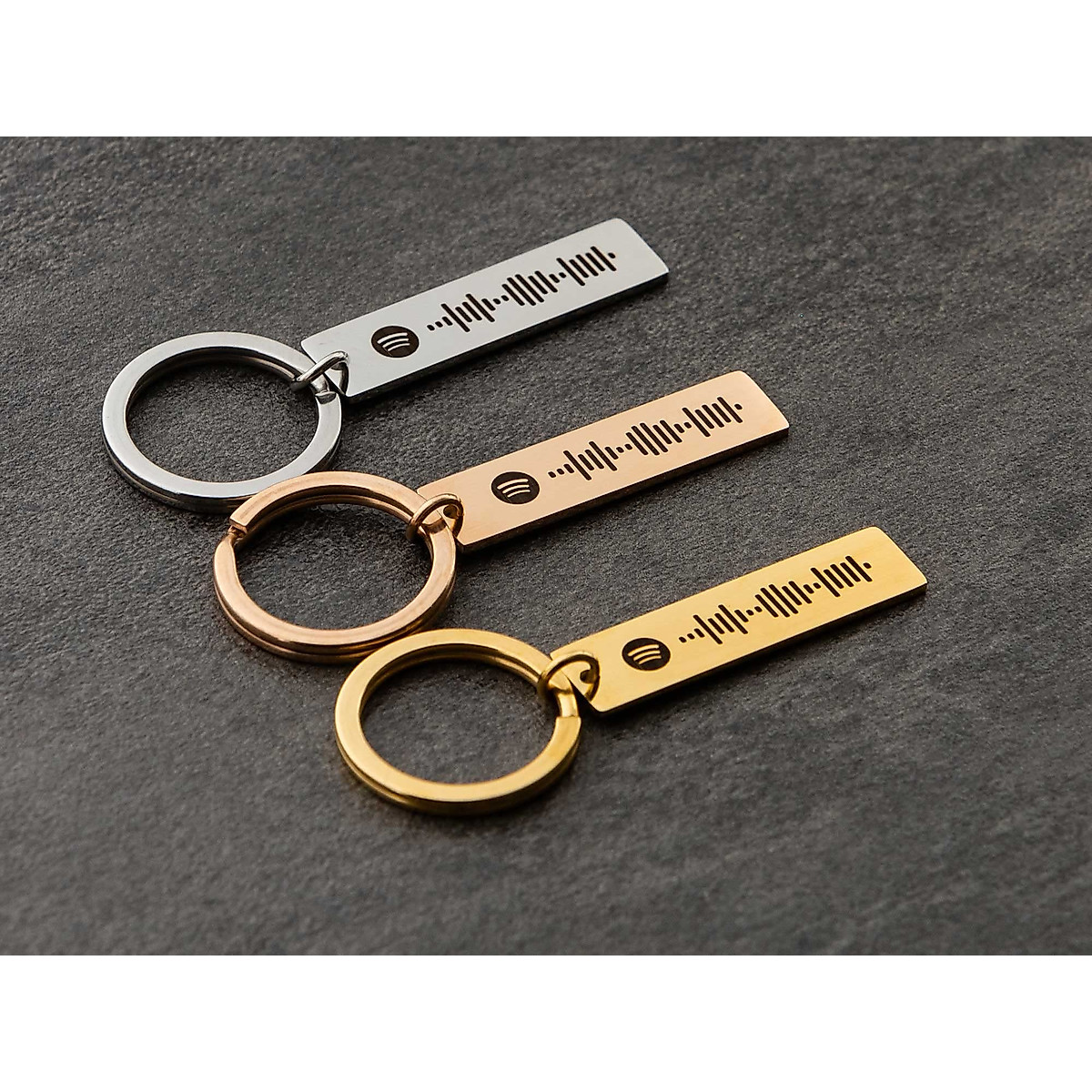 Personalized Music Code Keychain | Custom Song Code Gift | Personalized Keyring |Girlfriend Birthday Gift |Anniversary Song Code Keychain