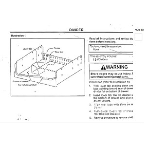 HON Shelf Dividers 2/pk