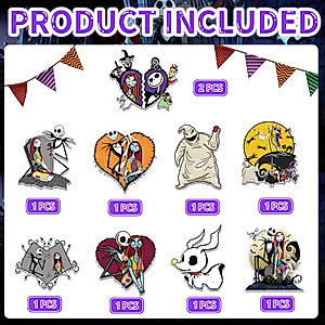 Nightmare Birthday Party Door Sign Banner, Nightmare Party Cutouts Banners Door Hanging Porch Birthday Party Supplies for Halloween Party Indoor Outdoor Decorations