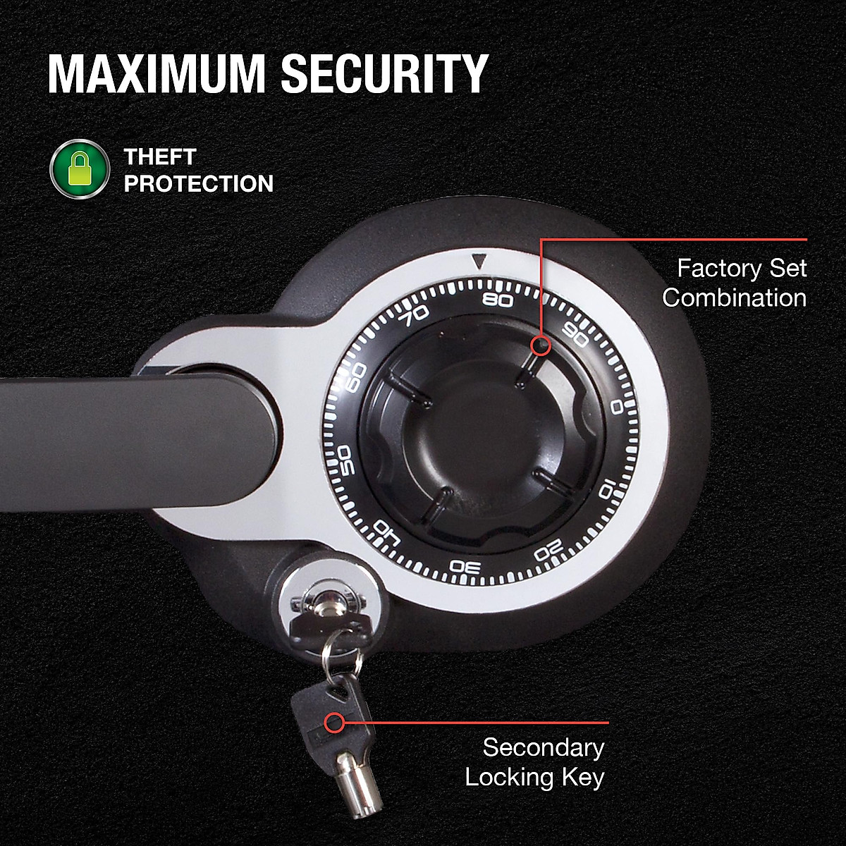 SentrySafe Fireproof and Waterproof Steel Home Safe with Dial Combination Lock, Secure Documents, Jewelry and Valuables with Bolt Down Kit, 1.23 Cubic Feet, 17.8 x 16.3 x 19.3 Inches, SFW123DSB