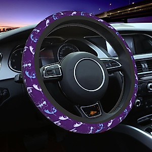 Fairy Flying Steering Wheel Cover, Universal 15 Inch Auto Elastic Steering Wheel Covers for Car Auto SUV Wheel Protector