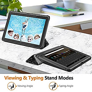 Fintie Slim Case for Amazon Fire HD 10 and Fire HD 10 Plus Tablet (Only Compatible with 11th Generation 2021 Release) - Soft TPU Smart Stand Back Cover with Auto Wake/Sleep, Composition Book