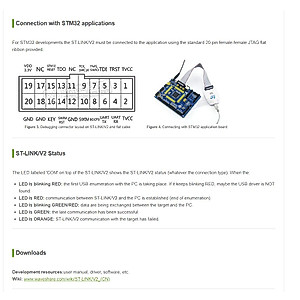 Waveshare ST-Link / V2 CN for STM32 STM8 MCUs USB JTAG SWD in-Circuit Programmer Debugger Emulator