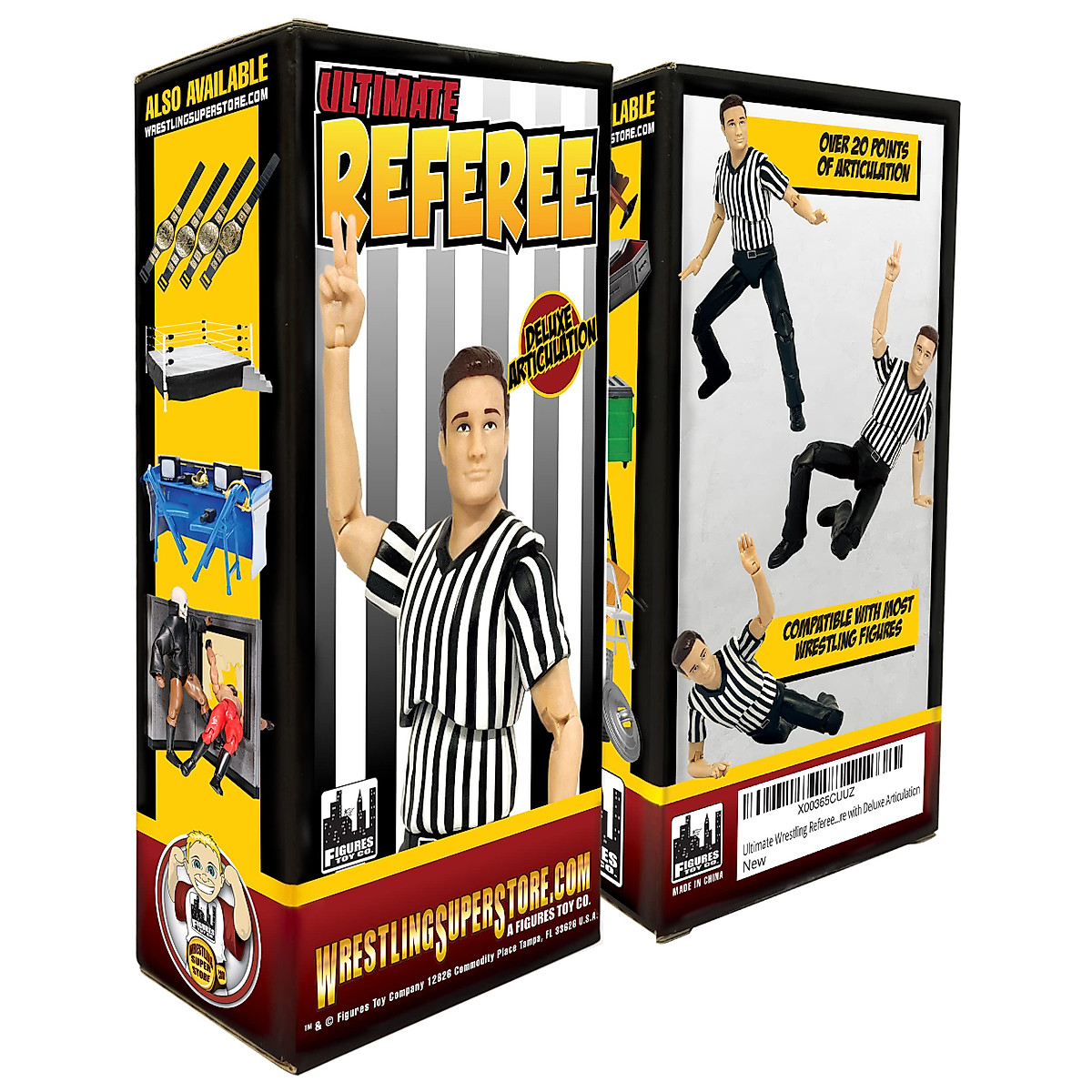 Ultimate Referee with Deluxe Articulation for Wrestling Action Figures
