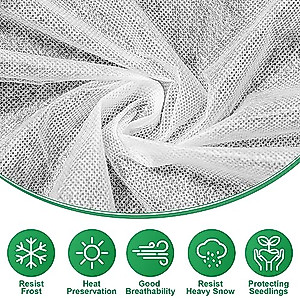 GonLei 2Pack 10X25 FT Plant Covers Freeze Protection1.05oz Garden Cover Plant Floating Blankets Row Cover,Winter Plants Frost Blanket for Outdoor,Plants Cloth Freeze Protection Fabric