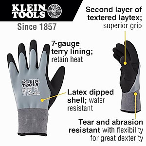Klein Tools Standard Winter Kit with Fleece Balaclava, Black, X-Large