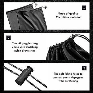 10 Pcs Toy Storage Adult Foldable Ditty Bag Toy Bags Multi Purpose Camping Bags Storage Adjustable Small Drawstring Bag Microfiber Pouch Stuff Sack for Storage (Black, 6 x 6/ 10 x 7/ 11.8 x 9 Inch)