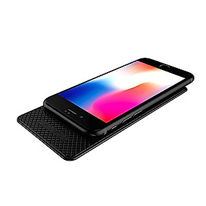 Ganvol 4 Pack Anti-Slip Sticky Pads 5.3 x 2.7 in, Dashboard Cell Phone Holder, Car Dash Non-Slip Radar Detector Mat, Slide Proof, Heat Resistant Don't Melt Under Hot Sun, Reusable After Washing