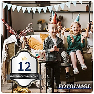 FOTOUMGL Backdrop Stand 10x6.5ft, Wide Tripod- Adjustable Photo Backdrop Support System for Parties Background, Photoshoot, Photo Video Studio - Photography Kit with Spring Clamp, Sand Bag, Carry Bag