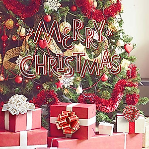 3 otters Christmas Bows, 26PCS Christmas Pull Bows 6.2inch Gift Ribbon Pull Bows, Wrapping Accessory for Xmas Present