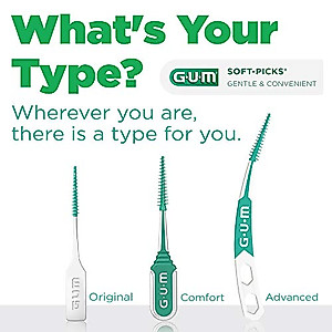 GUM - 6324A Soft-Picks Original Dental Picks, 320 Count