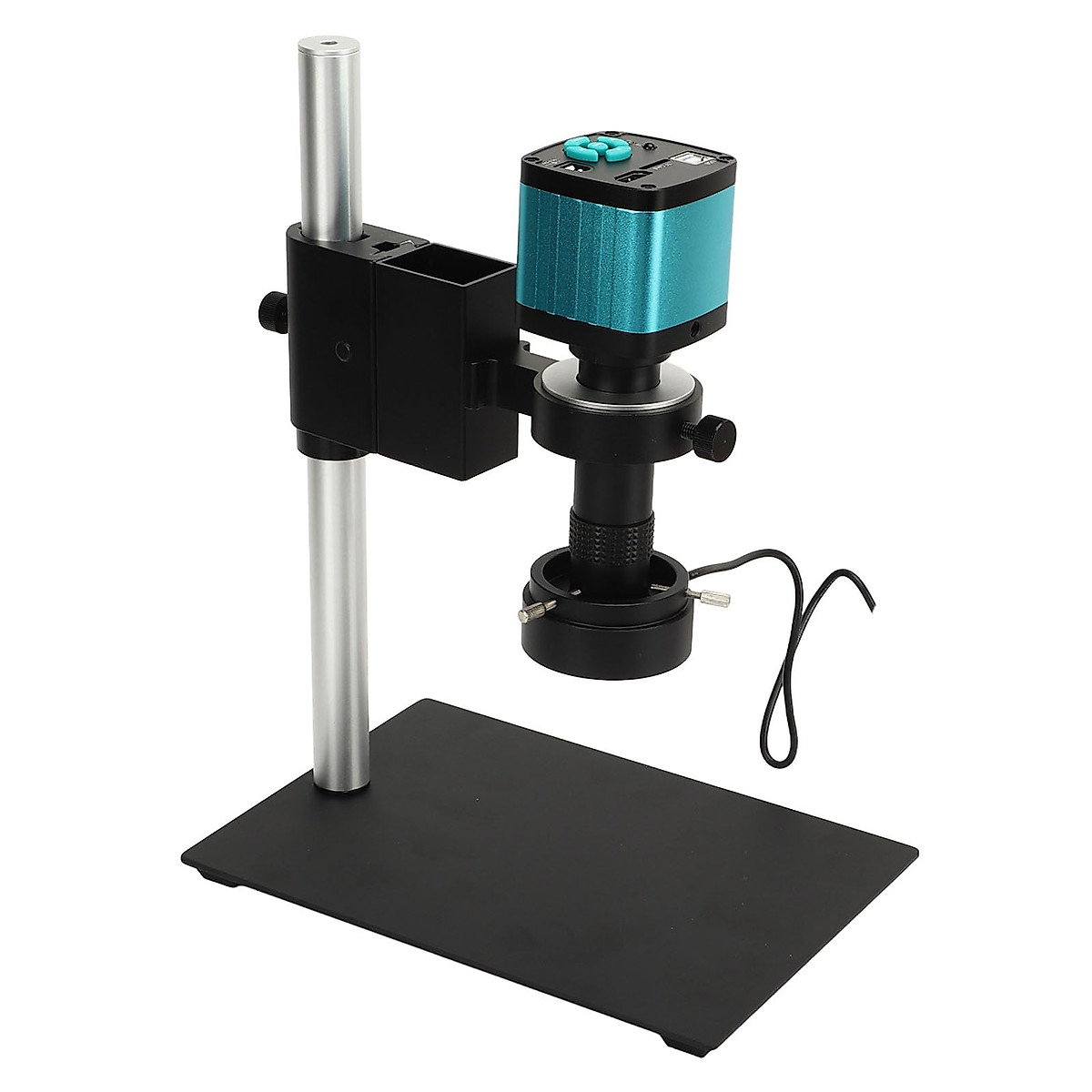 Microscope Camera, 100‑240VAC Industry Camera 400-700nm USB 2.0 2MP High Definition Multimedia Interface for Industrial Use (US Plug)