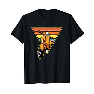 Retro Scooter Bike Motorbike Scoot - Vintage Moped T-Shirt