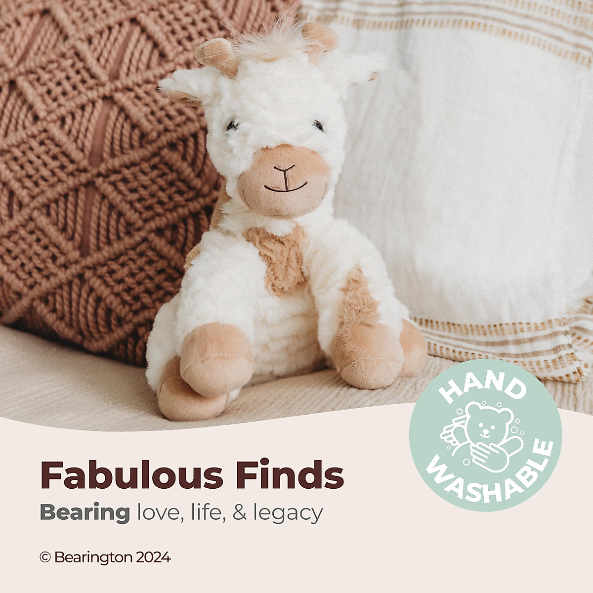 Bearington Collection Lofty Giraffe 11 Inch Stuffed Giraffe - Stuffed Animal - Plush Giraffe